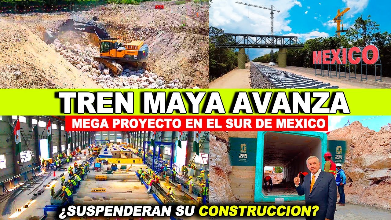 Vídeo Así Avanza La Construcción Del Tren Maya Menos En El Tramo 5