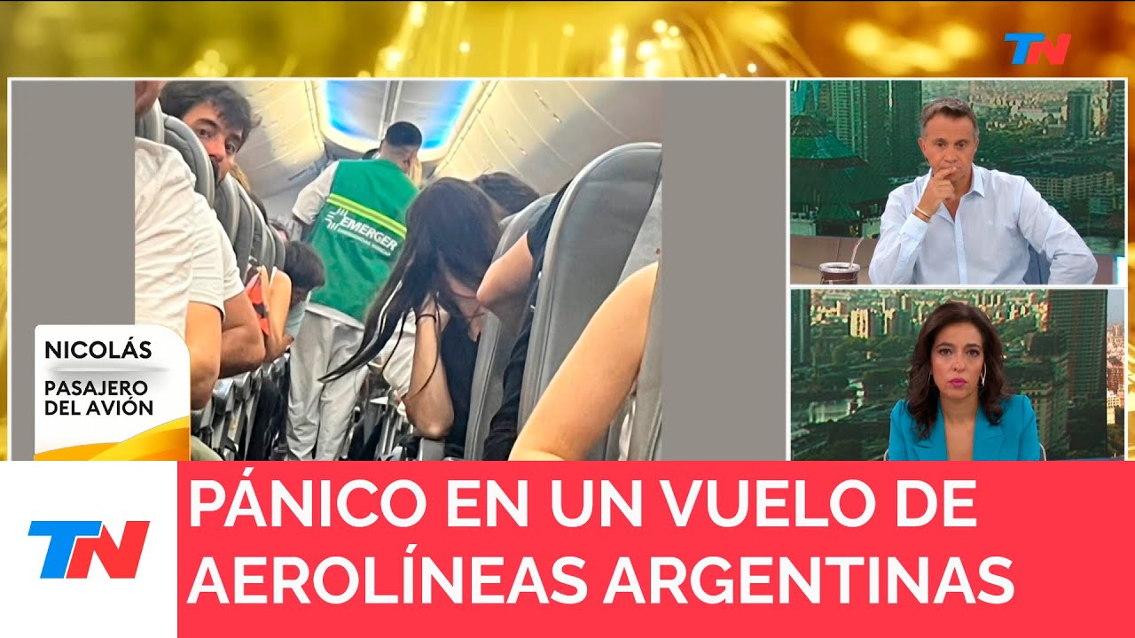 Pánico en un vuelo de Aerolíneas Argentinas con pasajeros desmayados y ... Pánico en un vuelo de Aerolíneas Argentinas con pasajeros desmayados y ...
